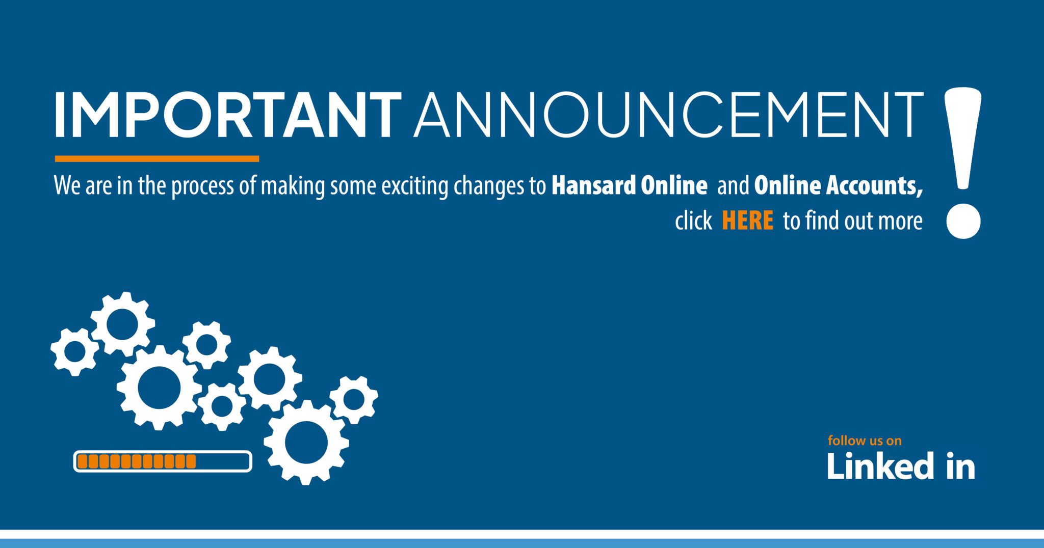 Changes to Hansard Online and Online Accounts | Hansard Global Plc
